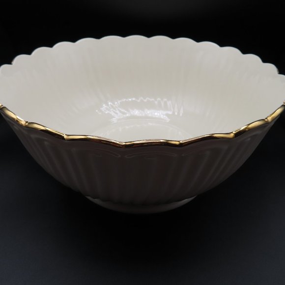 Lenox | Dining | Lenox House Warming Small Serving Bowl Gold Rim Off ...
